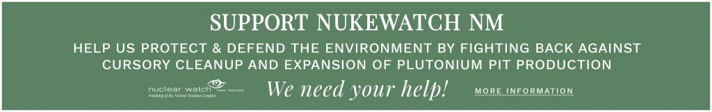 Nuclear Watch New Mexico - NukeWatch NM