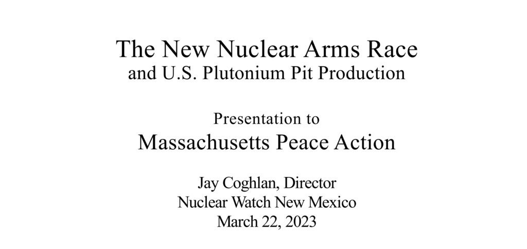 Nuclear Watch New Mexico - Work Product - NukeWatch NM